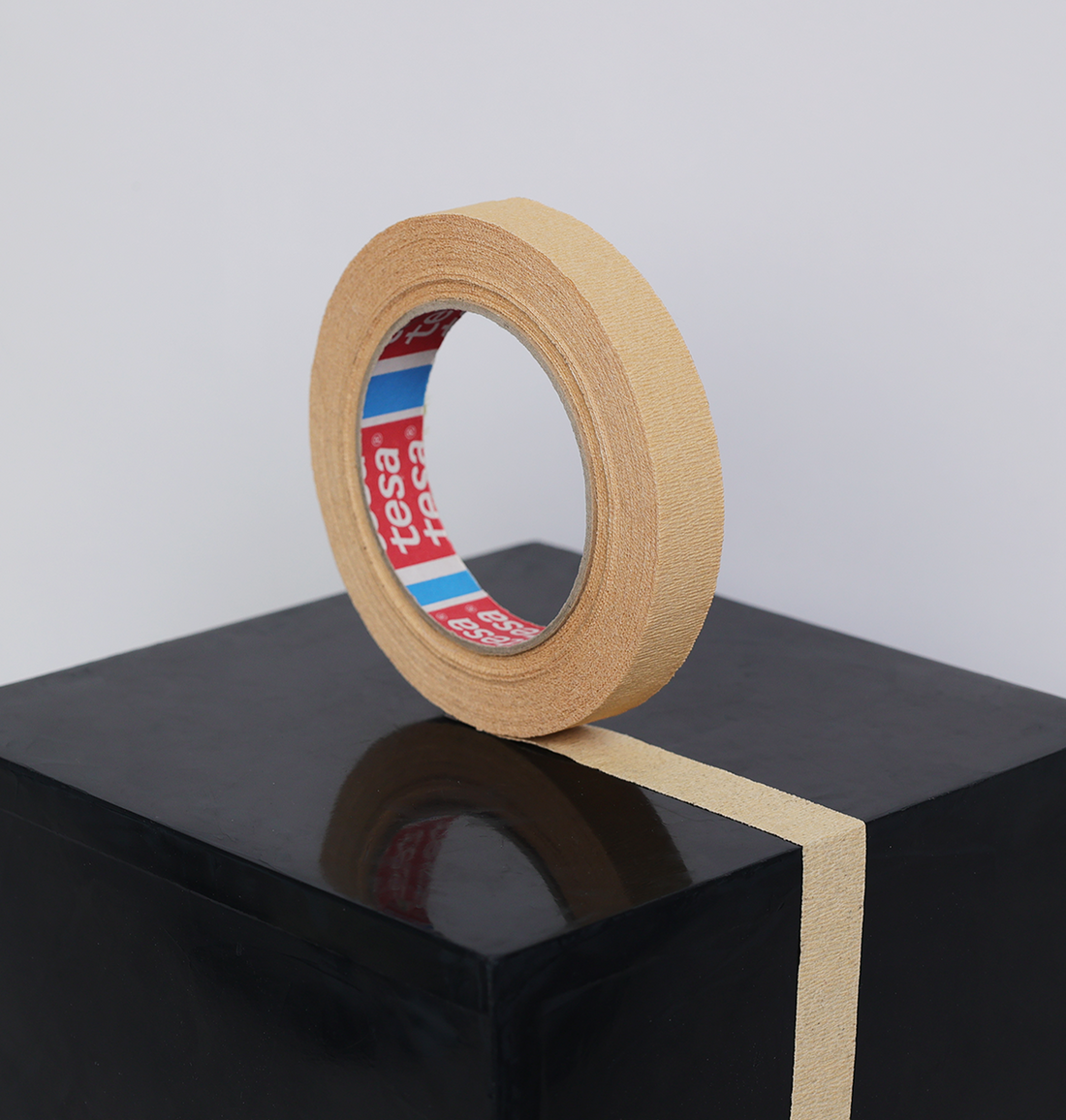 Beige Masking Tape For Curves - Highly Creped Indoor Masking Tape For ...