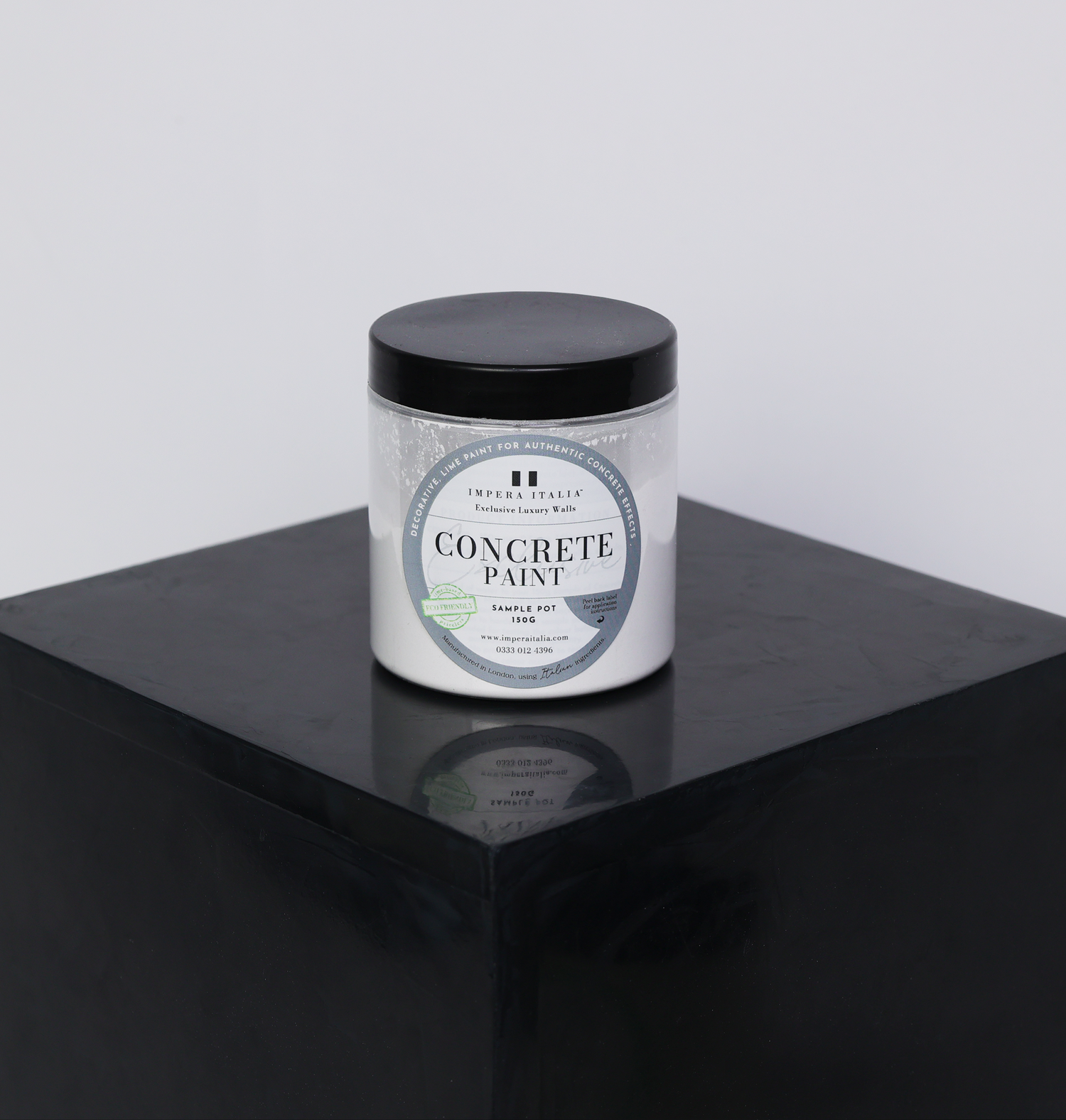 Concrete Paint Sample - Lime Based Powdered Decorative Paint Natural C ...