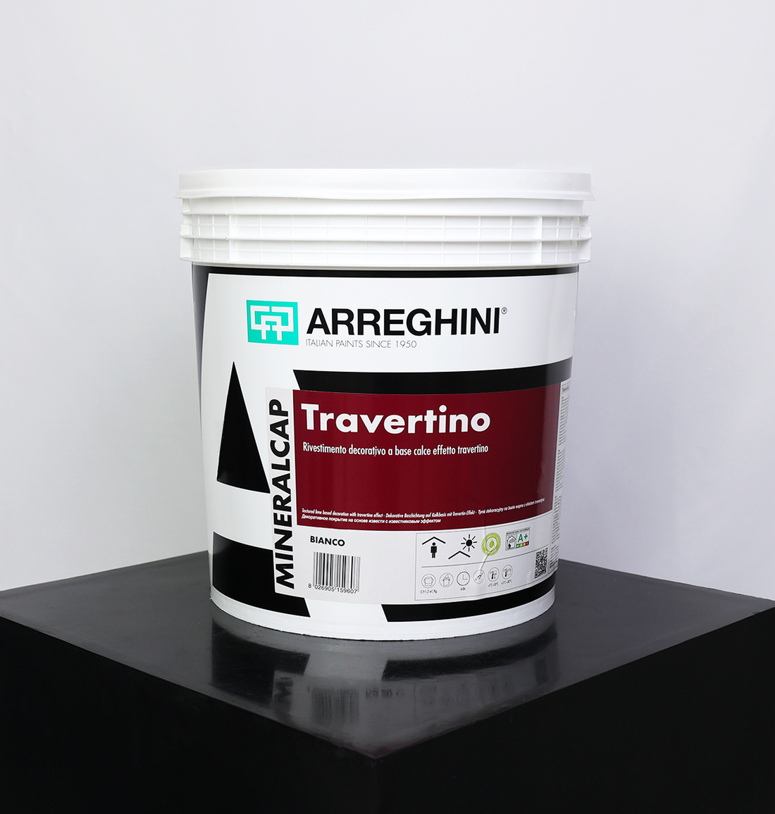 Travertino - Large Grain Lime-Based Venetian Plaster 20kg (Light Colou ...